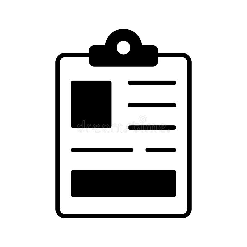 Clipboard Vector Design, Checklist or Information Paper Icon in Modern ...
