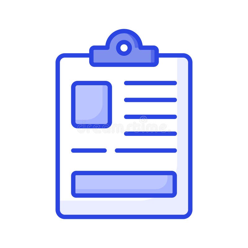 Clipboard Vector Design, Checklist or Information Paper Icon in Modern ...