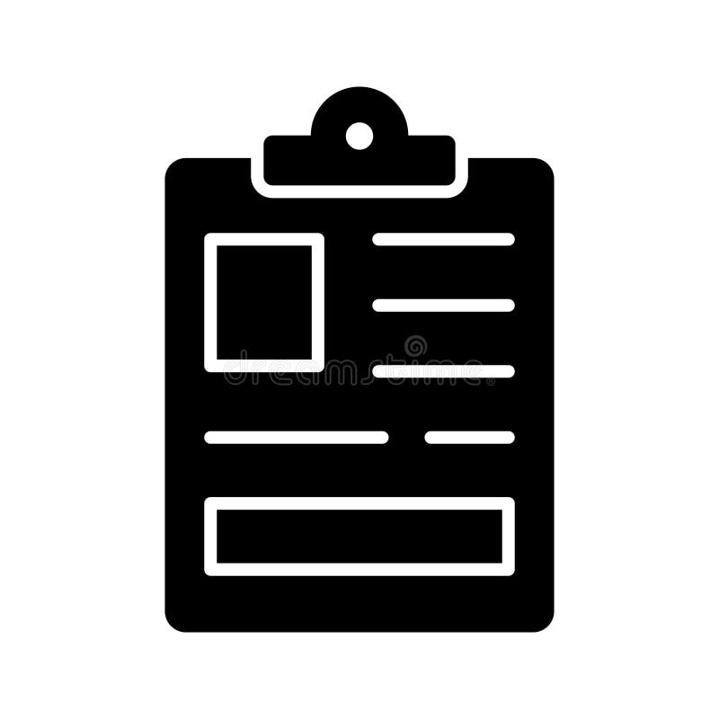 Clipboard Vector Design, Checklist or Information Paper Icon in Modern ...