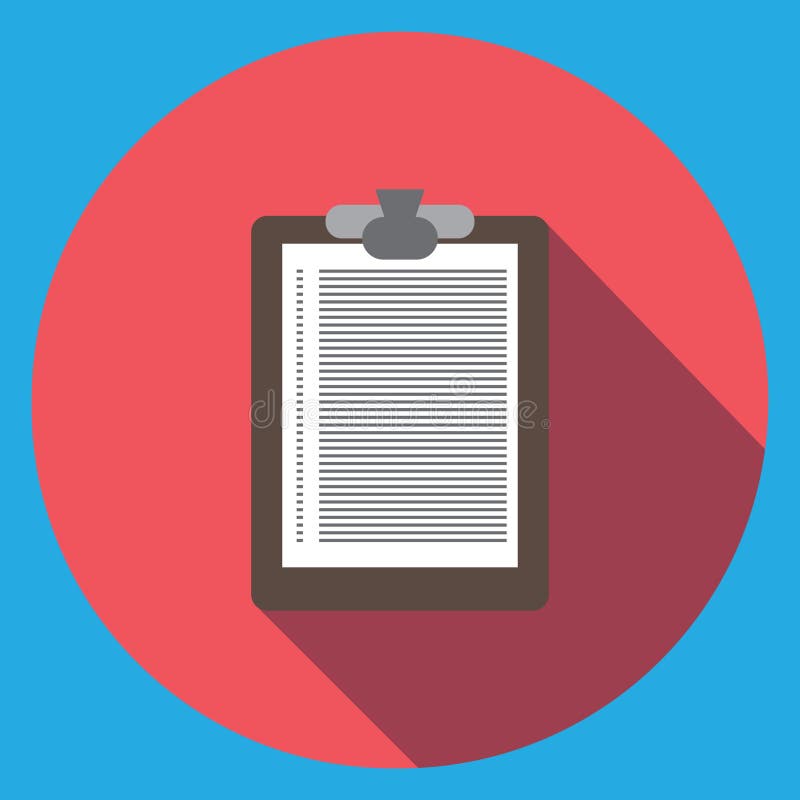 Clipboard. Vector Illustration Decorative Design Stock Vector ...