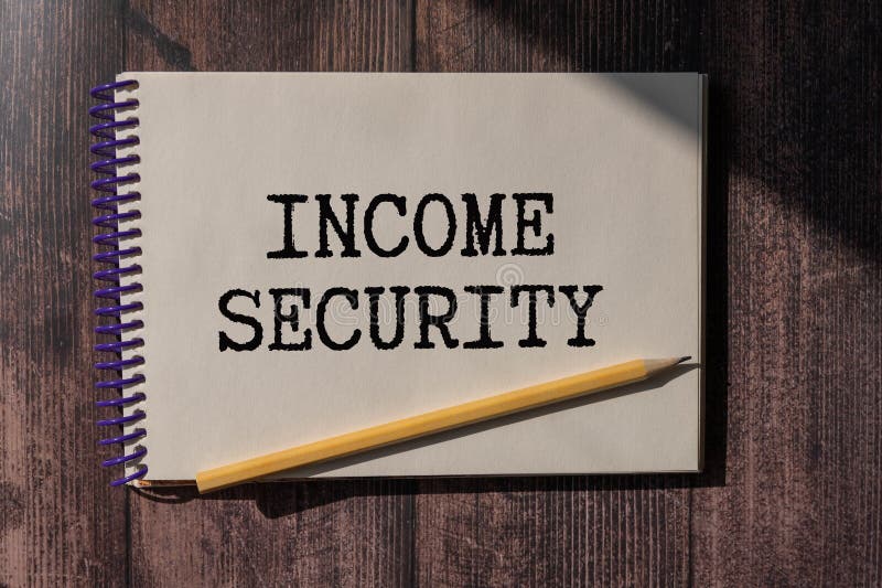 Clipboard with White Blank Paper Text INCOME Security Stock Photo ...