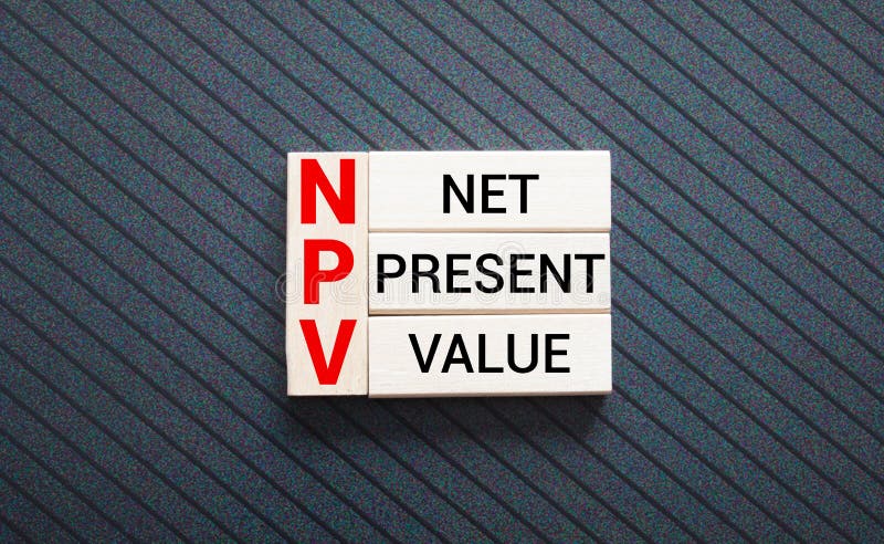 Clipboard with White Blank Paper Text NPV - Net Present Value ...