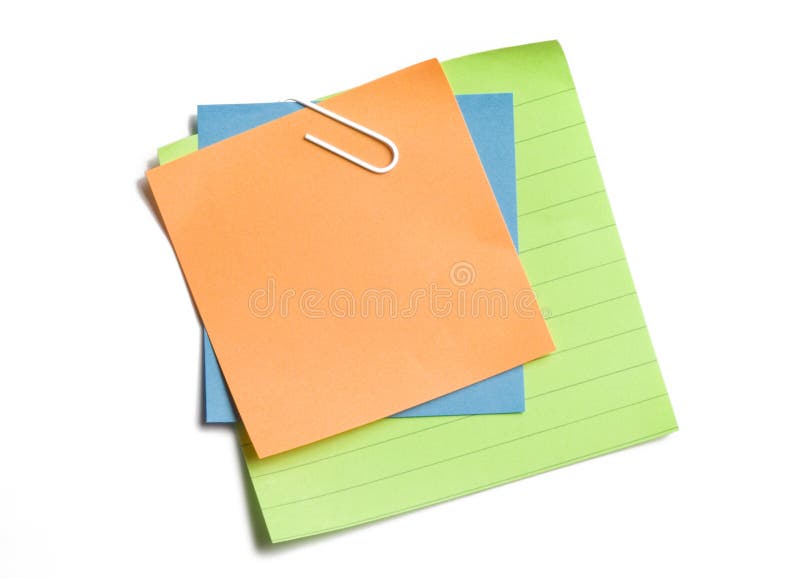Clipped Sticky Notes Stock Photos - Free & Royalty-Free Stock Photos ...