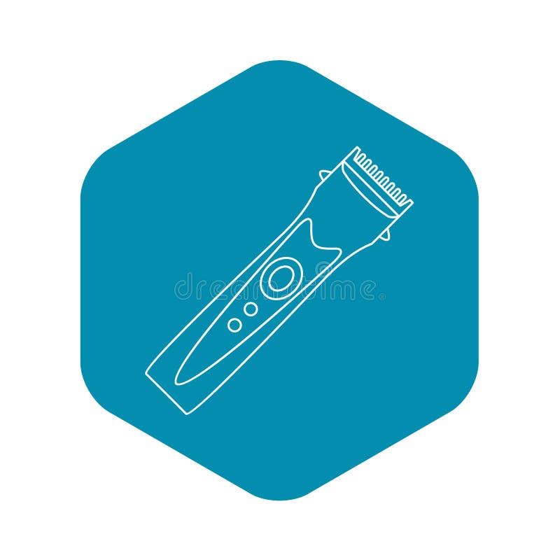 Clipper Icon, Outline Style Stock Vector - Illustration of hairdresser ...