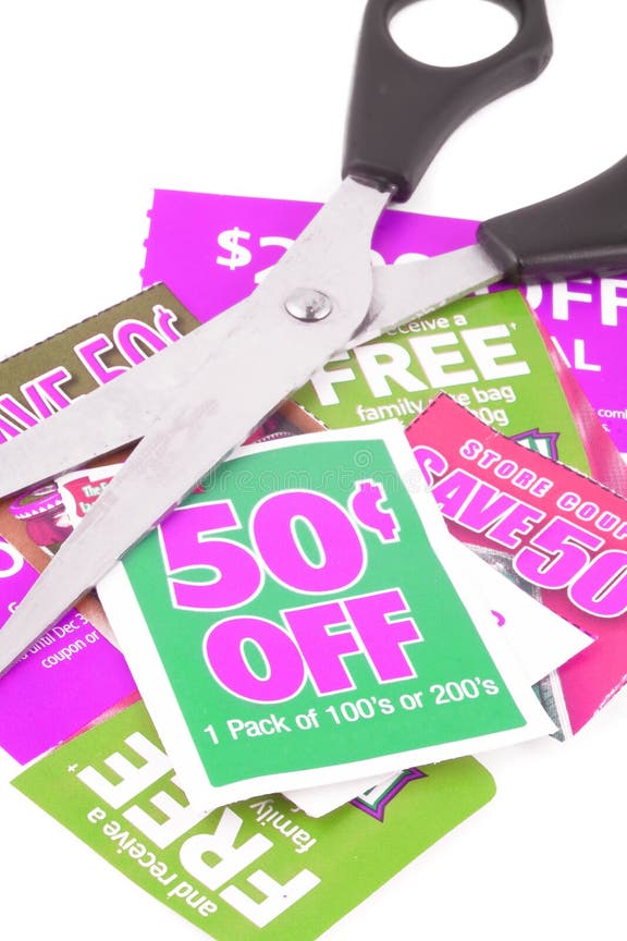 Clipping coupons stock photo. Image of shop, store, food - 6431128