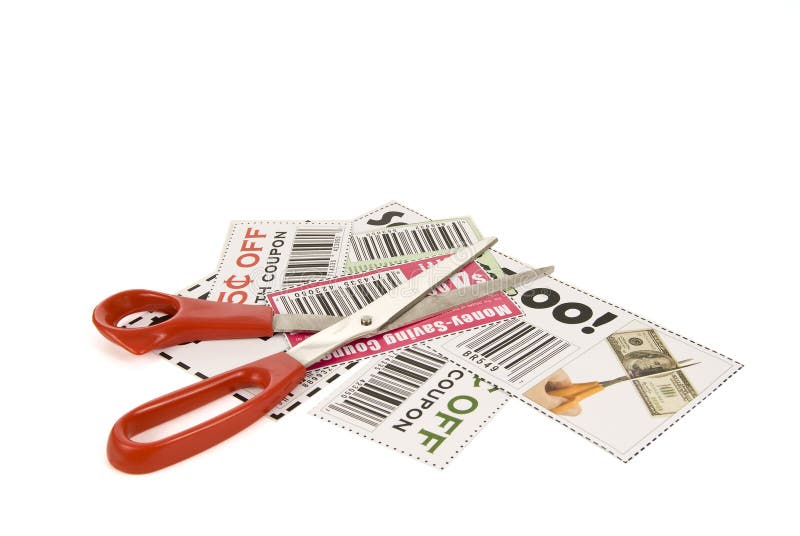 Clipping coupons stock photo. Image of supermarket, food - 1584696