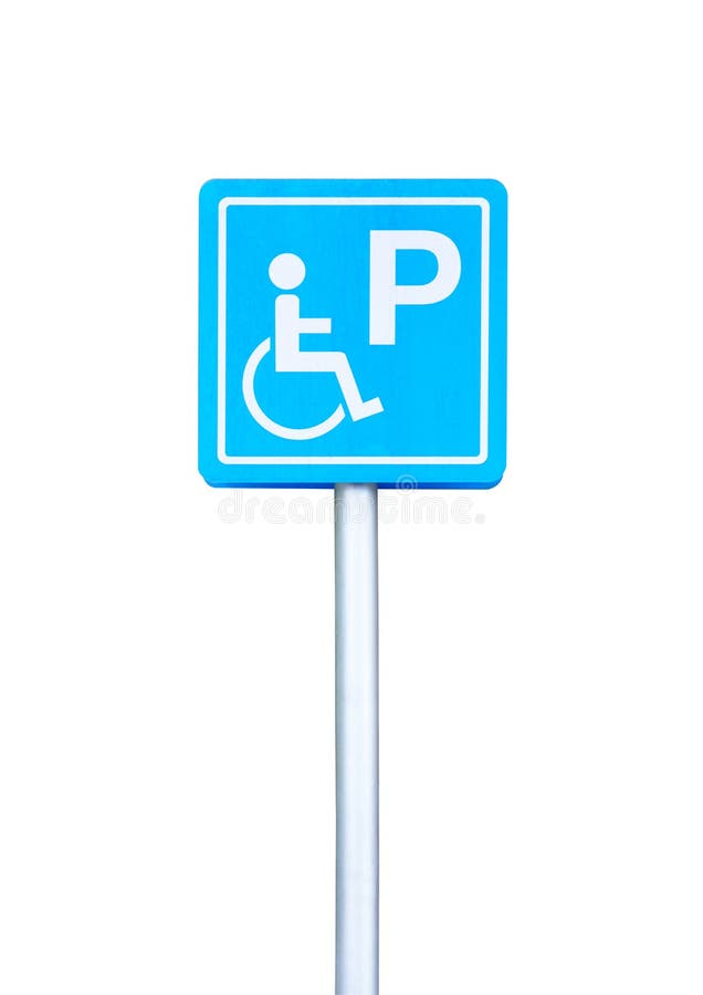 Path for the Disabled Road Signs for Disabled People Stock Image ...