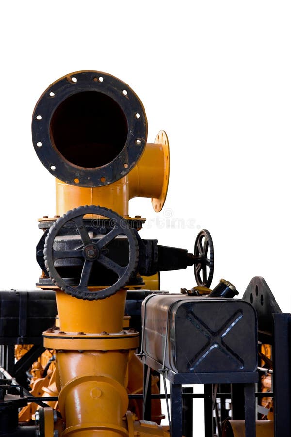 Clipping Path Vintage Machine Engine Isolate Background Stock Image ...