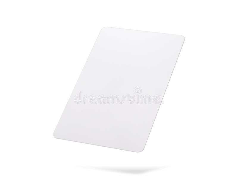 Plastic Card Set Isolated on White Background. Price Tag or Hanging ...
