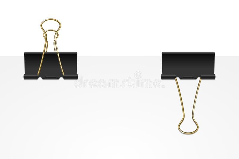 Clips De La Carpeta Del Vector Ilustración del Vector - Ilustración de ...