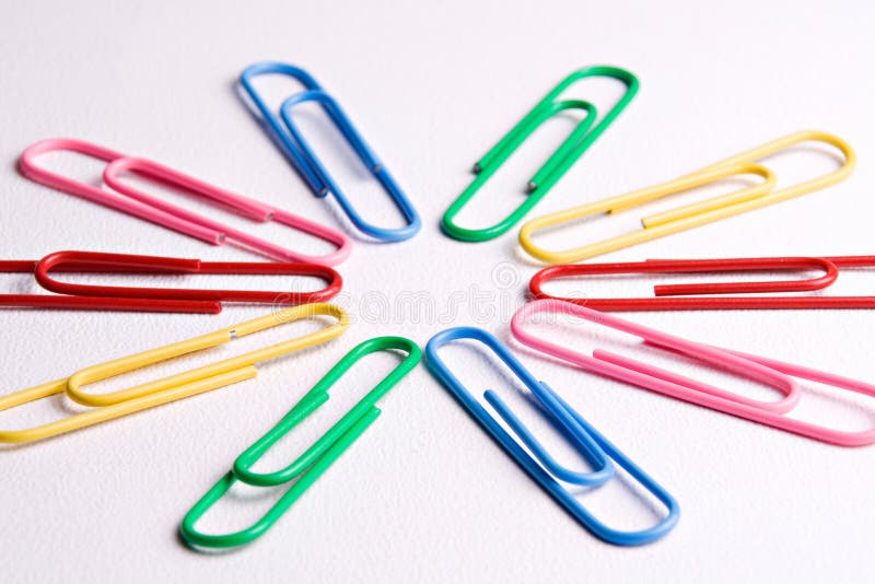 Clips de papel imagen de archivo. Imagen de fuentes, objeto - 581665