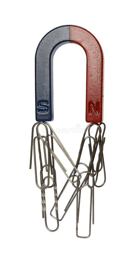 Clips del imán y de papel imagen de archivo. Imagen de fondo - 89152593