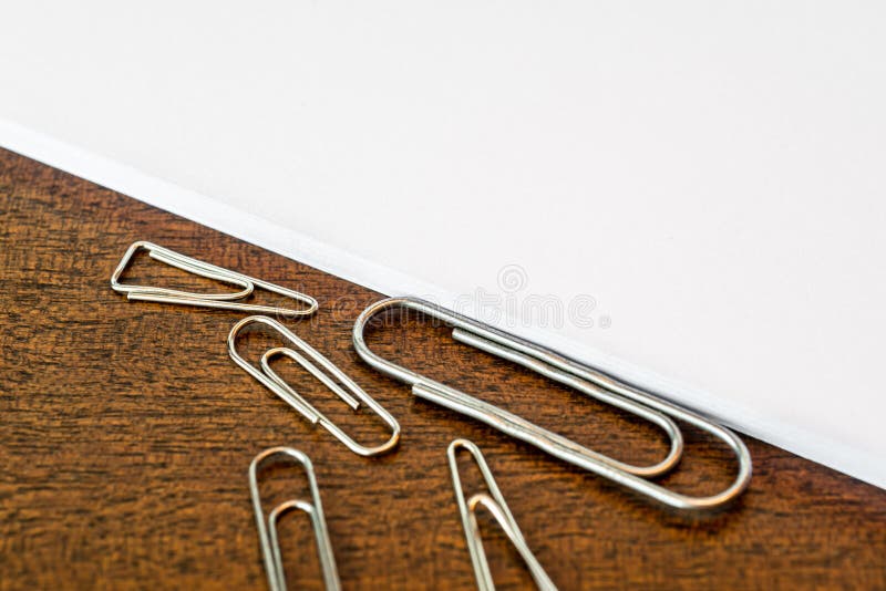 Stack Paper Clips stock photo. Image of clips, slightly - 13407252