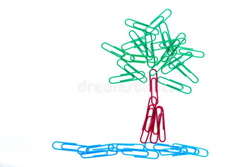 Clips tree stock photo. Image of clasp, concept, clamp - 7406282