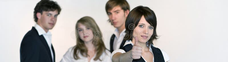 Clique stock image. Image of clique, career, male, woman - 12749517