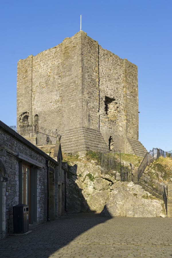 Clitheroe Castle Keep, Clitheroe Stock Photo - Image of heritage ...