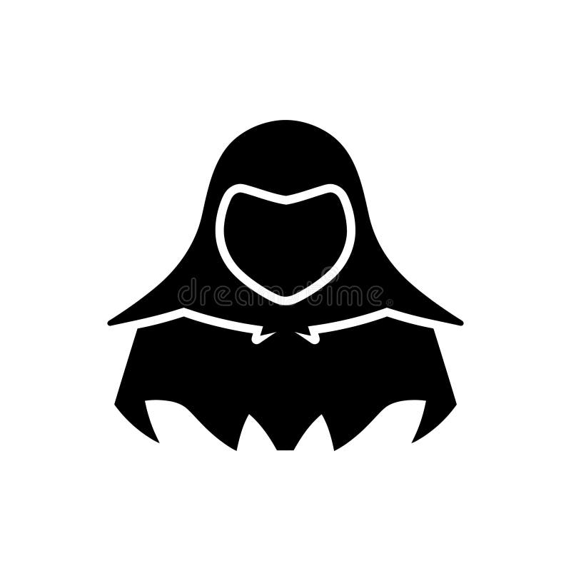 Cloak mantle vampire icon stock vector. Illustration of attire - 306213332