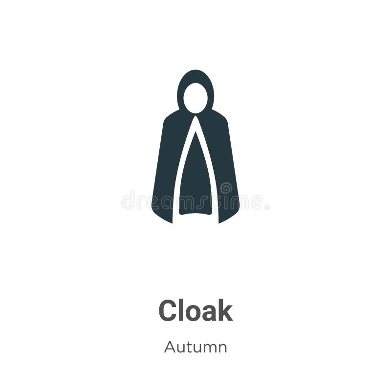 Cloak Icon On White Background. Clothing Or Clothes Or Fashion For Man ...