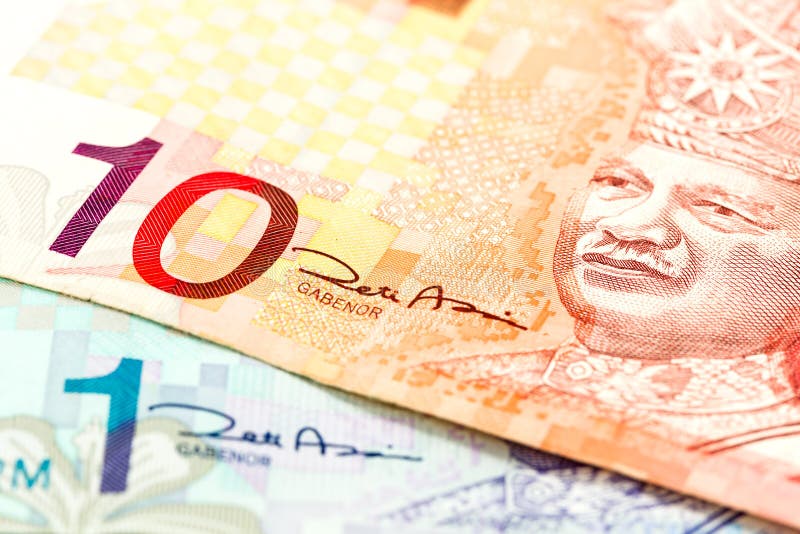 Cloase-up of Malaysian Ringgit Bank Notes Stock Image - Image of cash ...