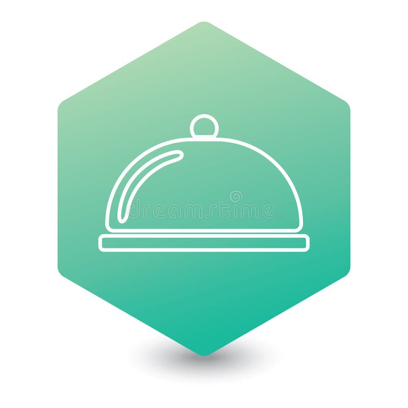 Cloche Icon Simple Flat Style Stock Vector - Illustration of design ...