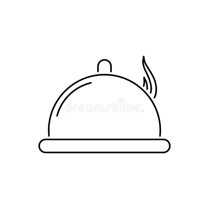 Cloche Icon Simple Flat Style Vector Illustration Stock Vector ...
