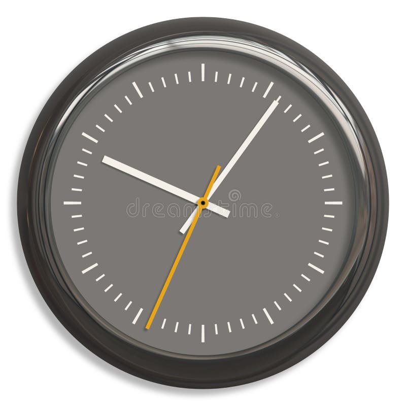 Clock stock illustration. Illustration of exact, countdown - 13251133