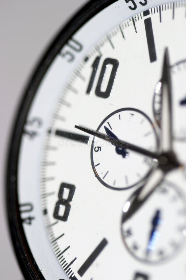 Macro of clock stock photo. Image of background, antique - 6361776