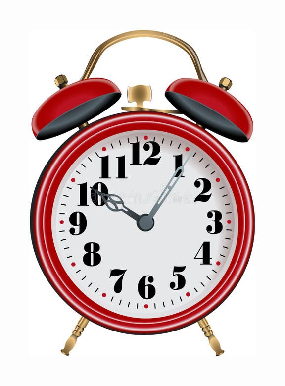 Fashioned Red Table Clock Stock Illustrations – 48 Fashioned Red Table ...