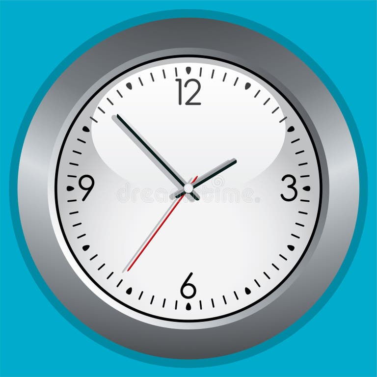 Office Clock Gray Stock Illustrations – 2,402 Office Clock Gray Stock ...