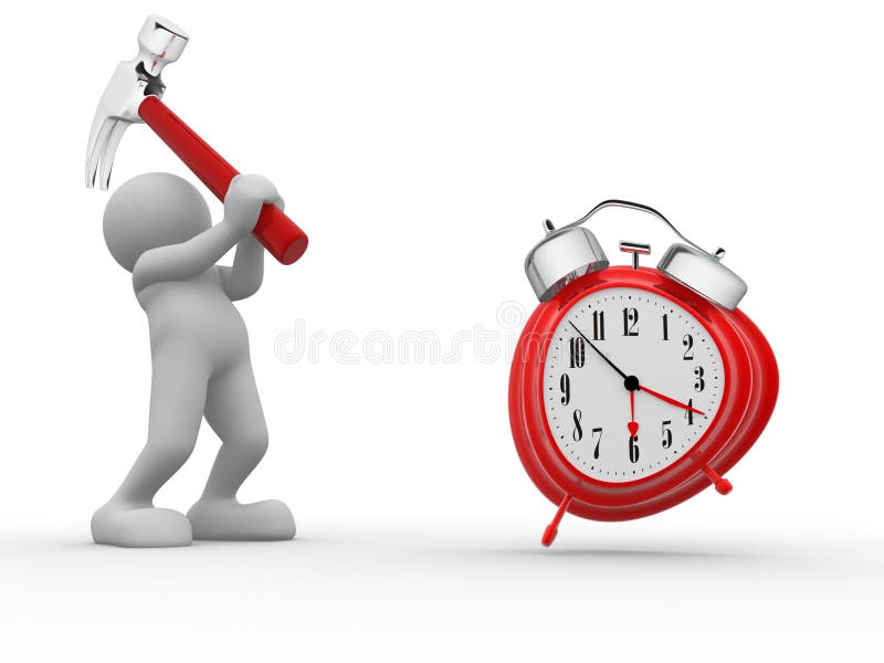 Time for Answers - Clock stock illustration. Illustration of computer ...