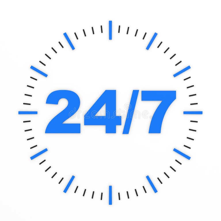 24 7 Clock Line Icon Stock Illustrations – 1,201 24 7 Clock Line Icon ...