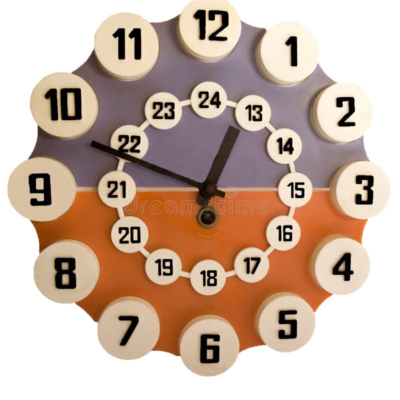 Clock stock image. Image of dial, isolated, figures, time - 25305365