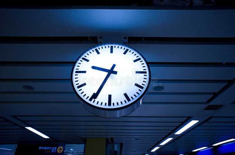 A clock stock photo. Image of rush, life, time, subway - 27147558