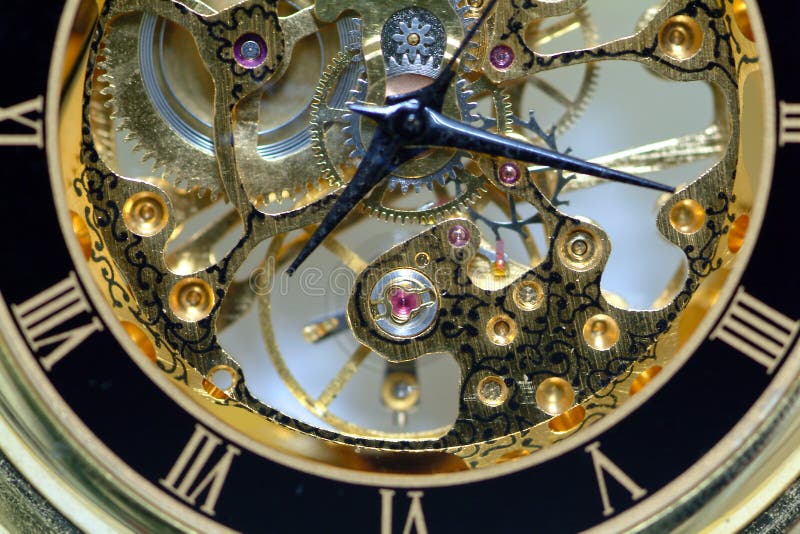 Old clock machine stock image. Image of micro, circle, balance - 304257