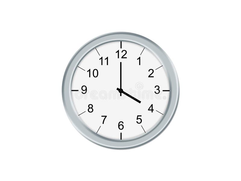 Blank Clock (without Needles) Stock Illustration - Illustration of ...