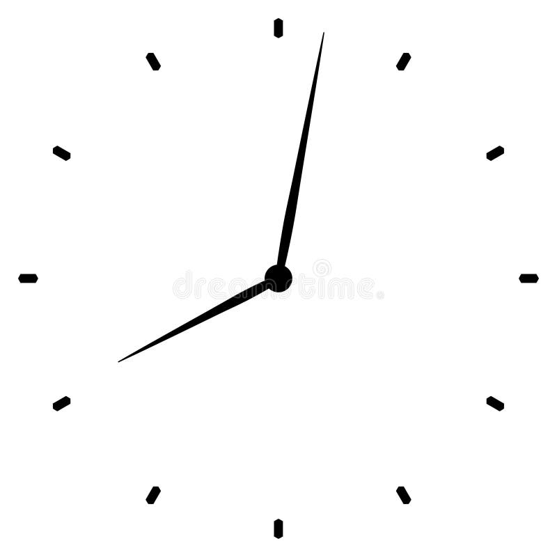 Wall Clock Icon in the Office, Clock Face Sign in the Wall Room Stock ...