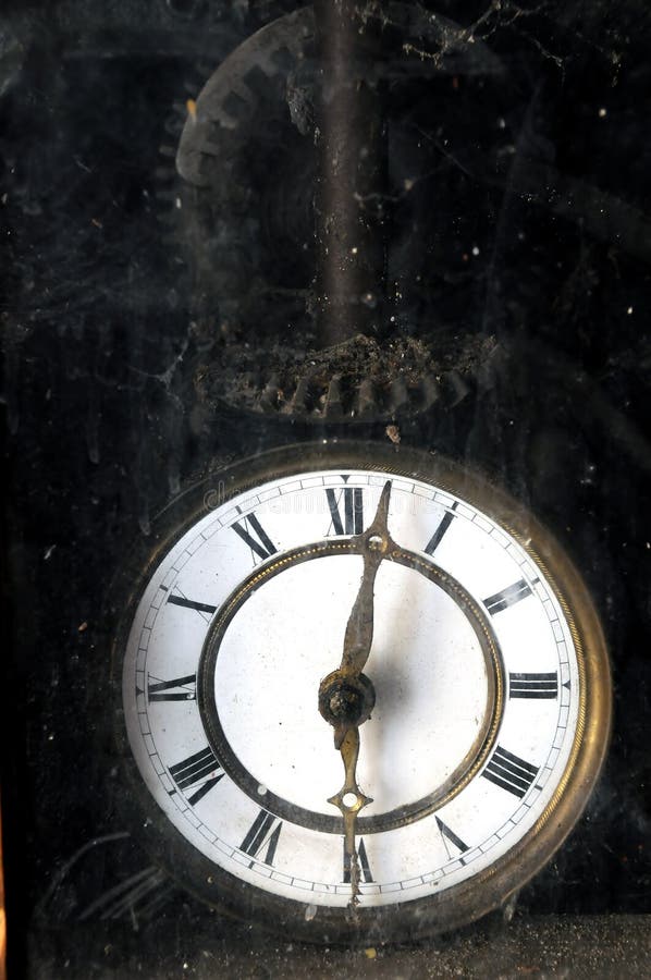 Time clock stock image. Image of background, golden, midnight - 7506371