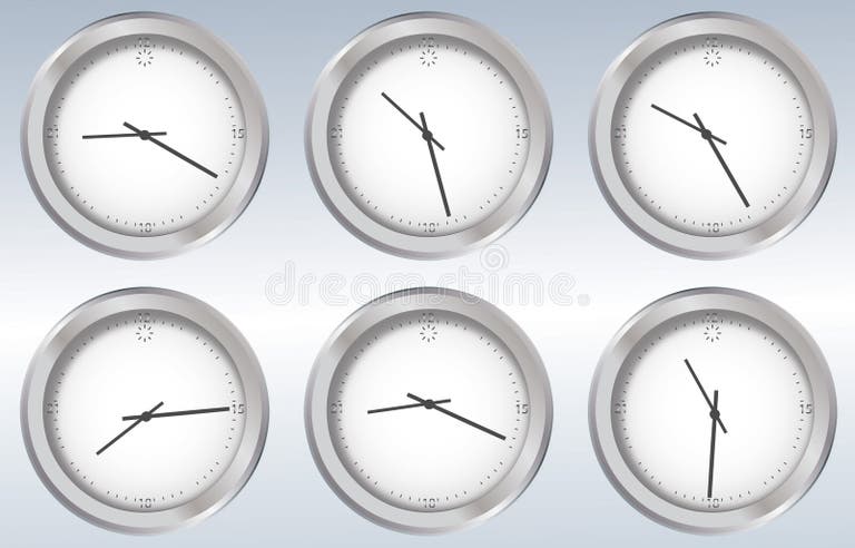 Clock Hands Collection Stock Illustrations – 1,833 Clock Hands ...