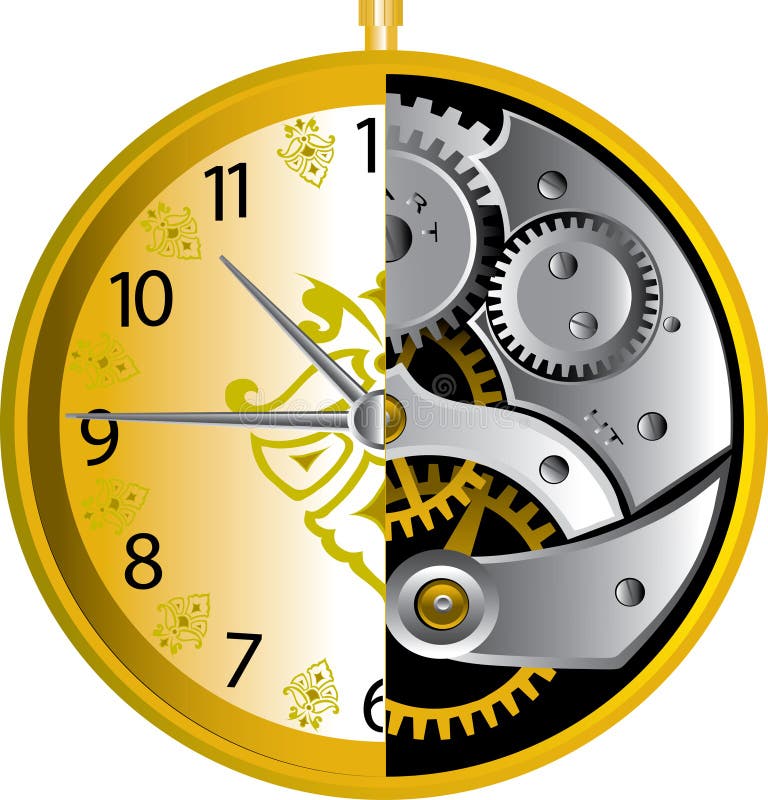 Clock Gears Isolated Gold Stock Illustrations – 519 Clock Gears ...