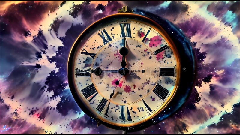 Clock of the Cosmos stock footage. Video of astronomy - 301129572
