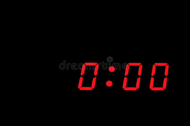 5 am Digital Clock (isolated) Stock Photo - Image of wait, schedule: 264182