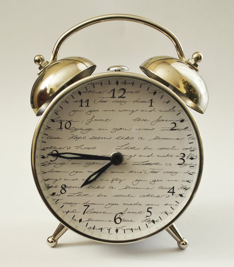 Clock Alarm Clock Tenth Hour Stock Image - Image of clock, reminder ...