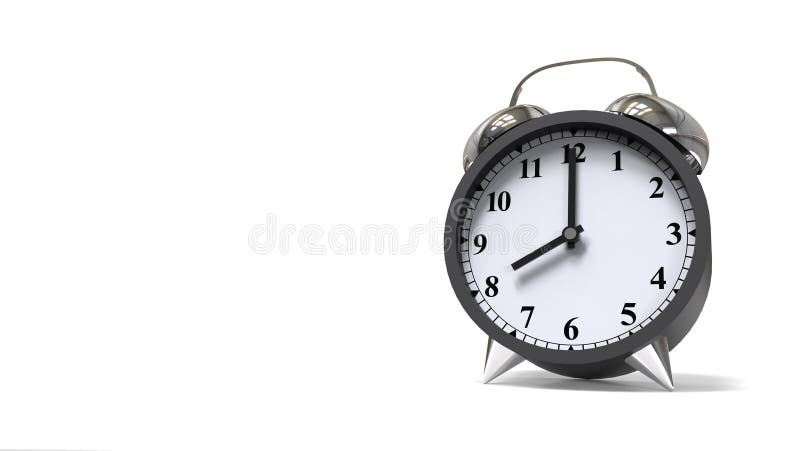 8 00 Clock Clipart Illustration