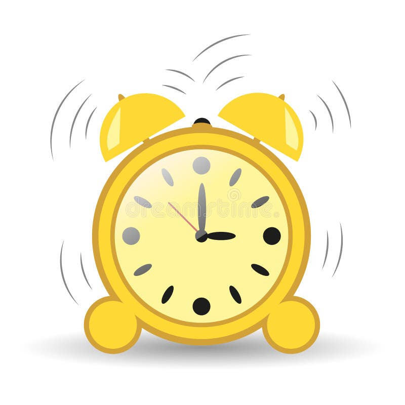 Three Hours Clock Vector Icon Stock Illustration - Illustration of ...