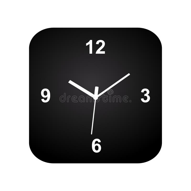 Clock with Arrow Icon Sign, History Symbol, Logo Illustration - Vector ...