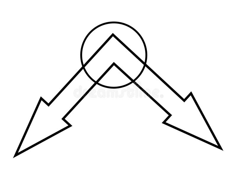 Clock arrow invert stock illustration. Illustration of wheel - 371443859