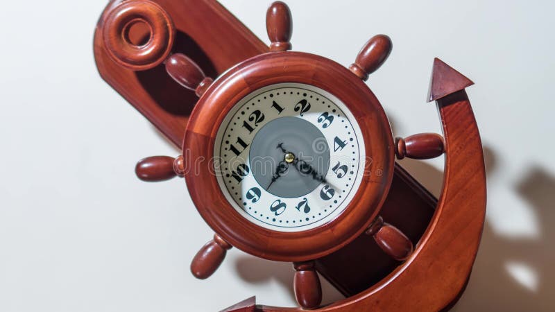 Clock with Turning Hands Move Forward As Time Running Out Stock Footage ...