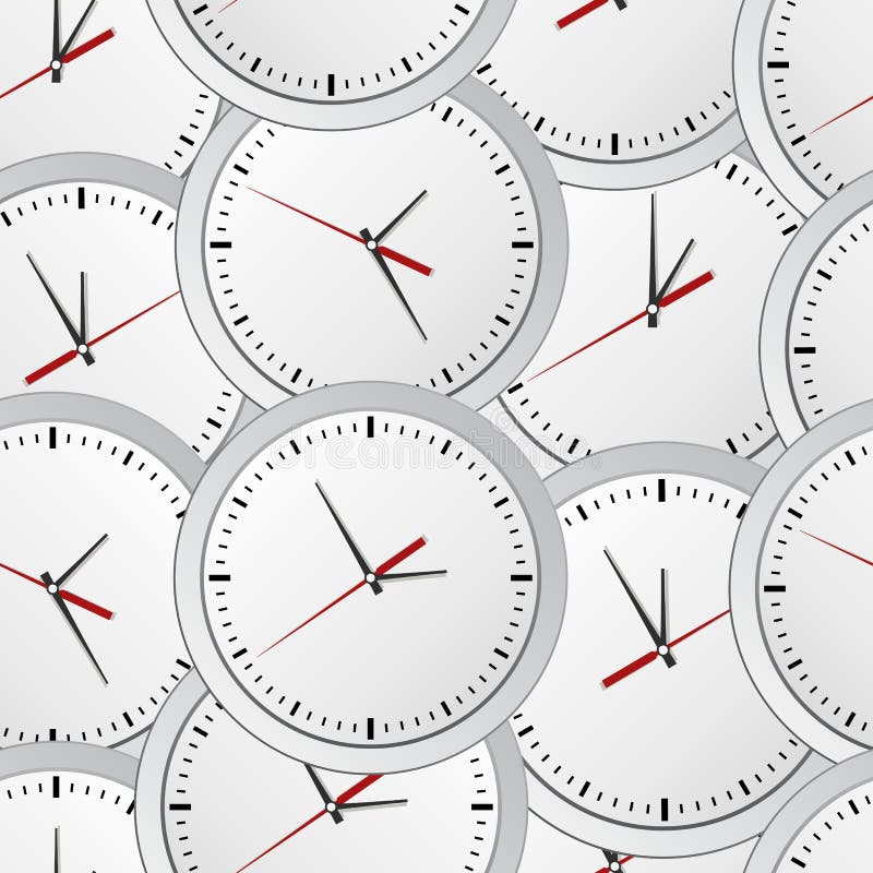 Abstract Modern White Spiral Clock Fractal Clock Hands Pointers Twisted ...