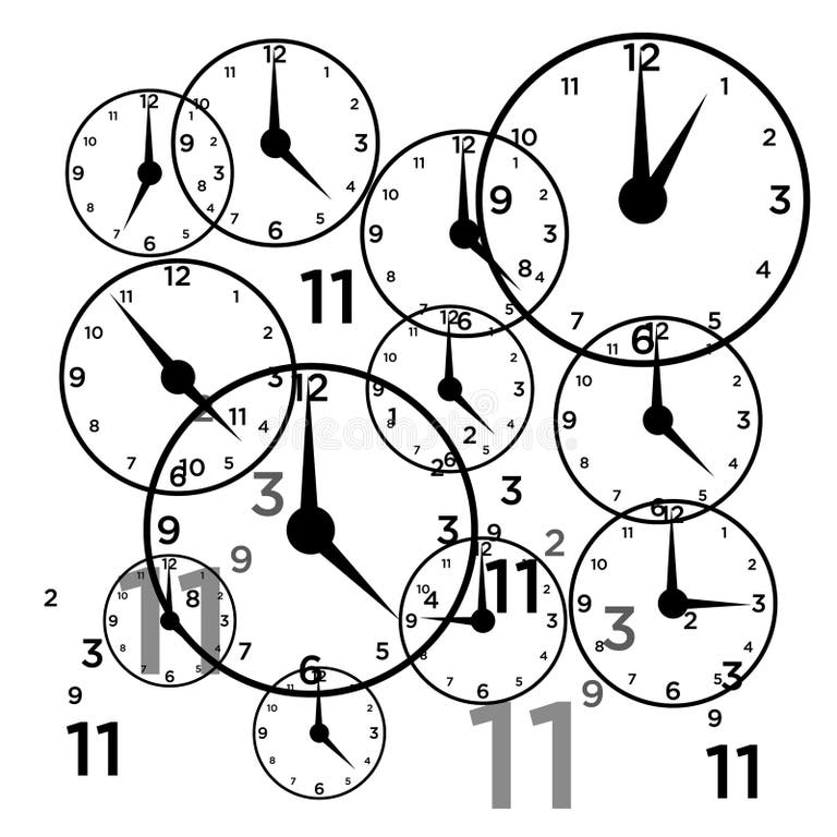 Clock background backdrop stock illustration. Illustration of cartoon ...