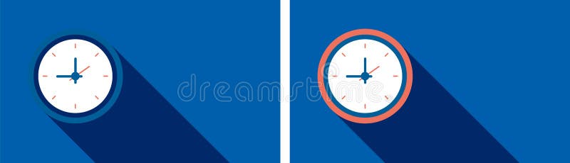 Clock Background Design. Clock Background with Blue Color Stock Vector ...